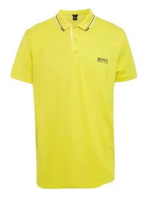 BOSS Piqué Regular-fit Polo Shirt - Yellow