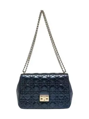 Dior 2014 Miss Cannage Cross Body Bag - Blue