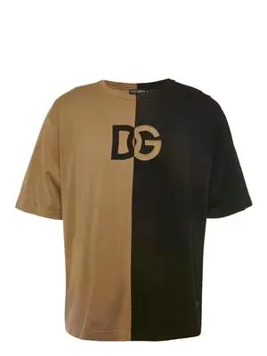 Dolce & Gabbana Dg Appliqué T-shirt - Neutrals