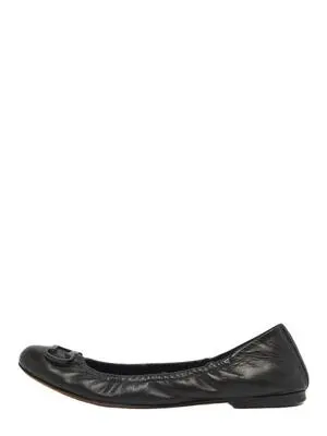 Carolina Herrera Logo-plaque Ballet Flats - Black