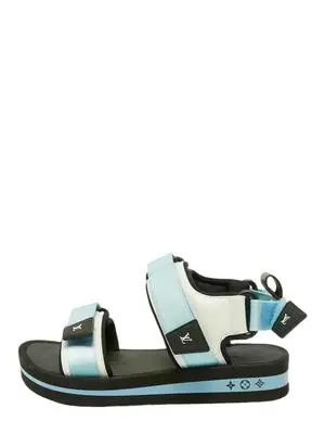 LOUIS VUITTON Arcade Touch-strap Flat Sandals - Blue