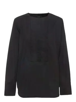 Etro Pintuck Detail Blouse - Black