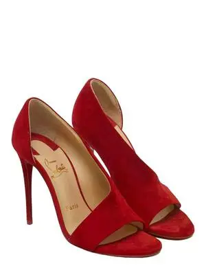 CHRISTIAN LOUBOUTIN Phoebe Cut-out Detail Pumps - Red