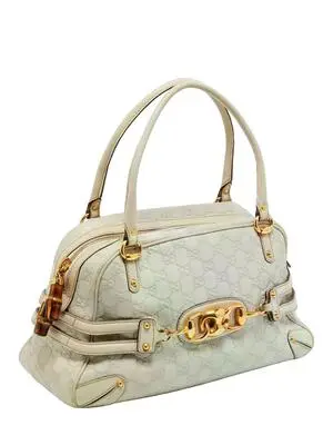 Gucci Guccissima Wave Boston Bag - Neutrals