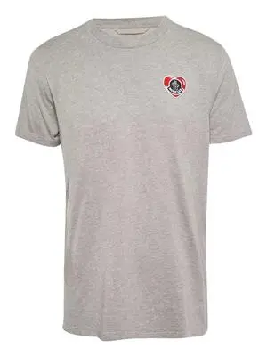 Moncler Logo Appliqué T-shirt - Grey