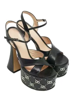 Gucci Janaya Platform Sandals - Black