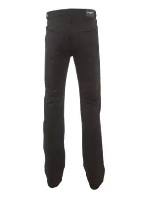 Balenciaga Logo Patch Five-pocket Trousers - Black