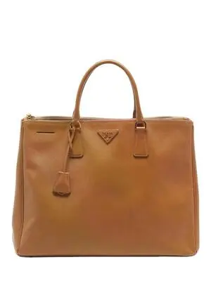 Prada Prada Galleria Saffiano Leather Tote Bag Brown