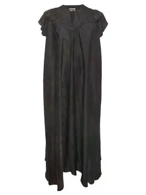Balenciaga Monogram Jacquard Maxi Dress - Black