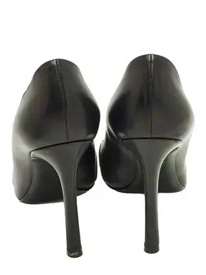 LOUIS VUITTON Monogram Canvas Studded Pumps - Black
