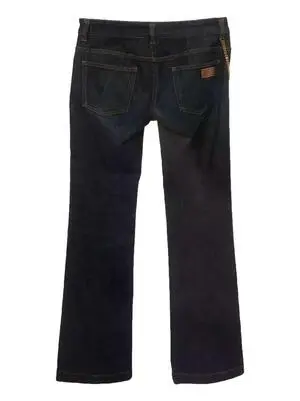Gucci Chain Detail Straight Leg Jeans - Blue