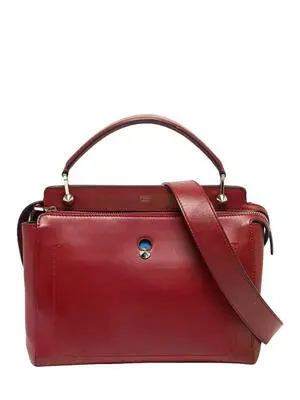 Fendi 2016 Large Dotcom Tote Bag - Red