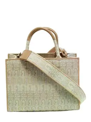 Furla Opportunity Jacquard Tote Bag - Neutrals