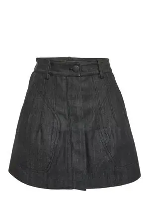 Balenciaga Seam-detail Mini Skirt - Black