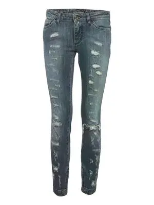 Dolce & Gabbana Denim Distressed Jeans - Blue