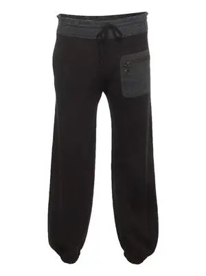 Balenciaga Drawstring Jersey Track Pants - Black
