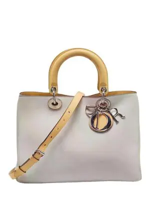 Dior Leather Tote Bag - Neutrals