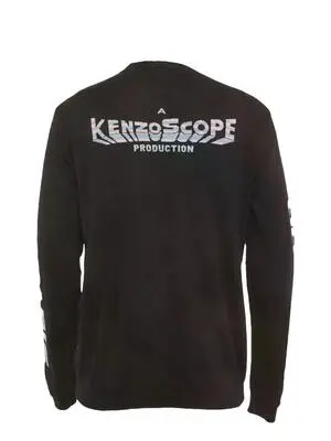 Kenzo Spaced Out Intarsia Knit Sweater - Black