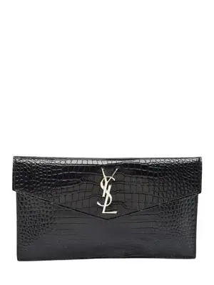 Saint Laurent Uptown Clutch Bag - Black