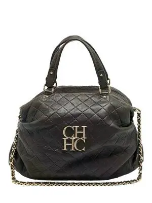 Carolina Herrera Quilted Chain-link Tote Bag - Brown