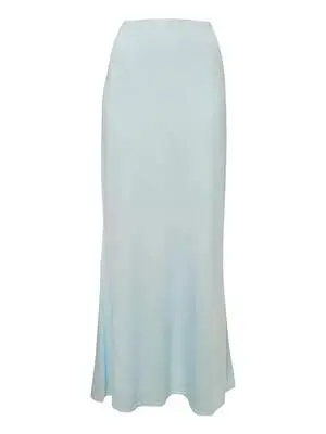Meshki High-waisted Maxi Skirt - Blue