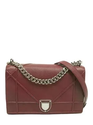 Dior 2016 Medium Diorama Shoulder Bag - Red