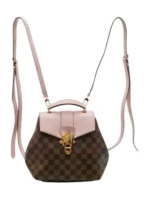 LOUIS VUITTON Damier Ebene Clapton Backpack - Brown