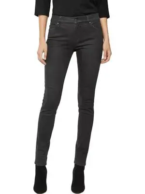 Valentino Garavani Distressed Slim-fit Jeans - Black