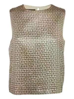MAX MARA Max Mara Jacquard Sleeveless Top