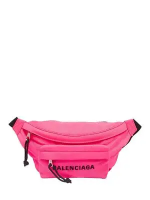 Balenciaga Logo Belt Bag - Pink