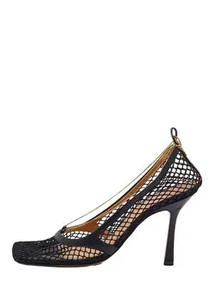 Bottega Veneta Mesh Heeled Pumps - Black