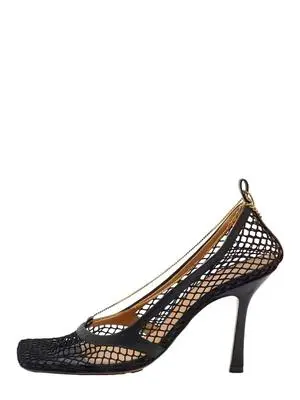 Bottega Veneta Mesh Heeled Pumps - Black