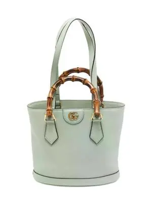 Gucci Diana Bamboo-handle Tote Bag - Green