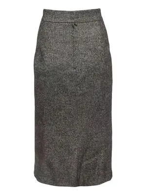 Dolce & Gabbana Pencil Midi Skirt - Grey