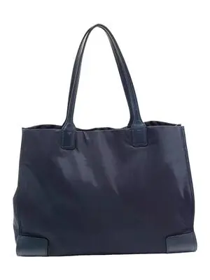 Tory Burch Ella Logo-patch Tote Bag - Blue