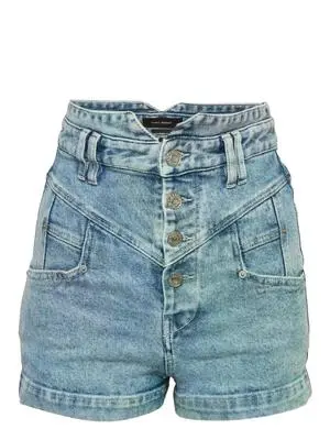ISABEL MARANT VINTAGE Jovany Denim Shorts - Blue
