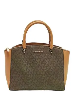 Michael Kors Ellis Monogram Tote Bag - Brown