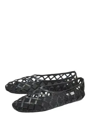 Alaïa Cage Ballet Flats - Black