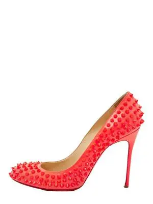 CHRISTIAN LOUBOUTIN Fifi Spiked Pumps - Orange