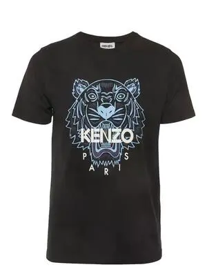 Kenzo Tiger-print T-shirt - Black