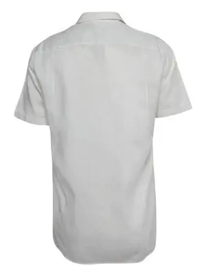 BOSS Slim-fit Short-sleeve Shirt - Neutrals