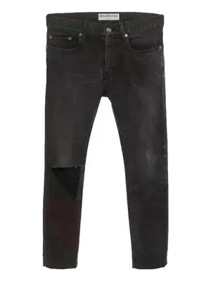 Balenciaga Ripped Skinny Jeans - Grey