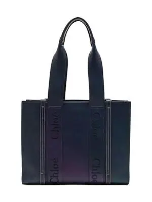 Chloé Medium Woody Tote Bag - Blue