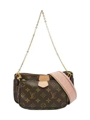 LOUIS VUITTON 2019 Multi Pochette Accessories Monogram Shoulder Bag - Brown