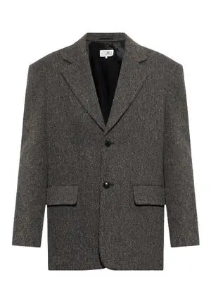 MAISON MARGIELA Wool Tweed Suit Jacket - Brown