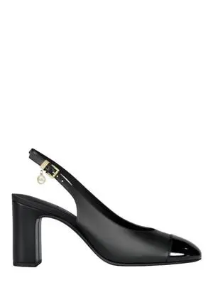 Michael Kors Piper Slingback Block Heel Pumps - Black