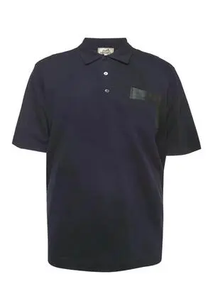 Hermès Lambskin-pocket Polo Shirt - Blue