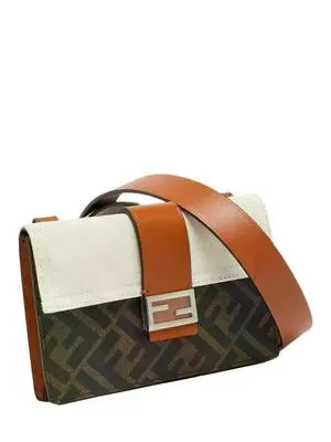 Fendi Zucca Crossbody Bag - Brown