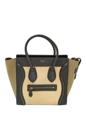 Celine Luggage Micro Tote Bag - Neutrals