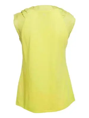 Max Mara Sleeveless Pleated Blouse - Green